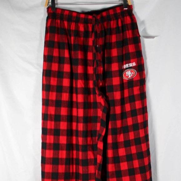NFL | Pants | Nwt Nfl San Francisco 49ers Buffalo Plaid Red Black Sleep ...